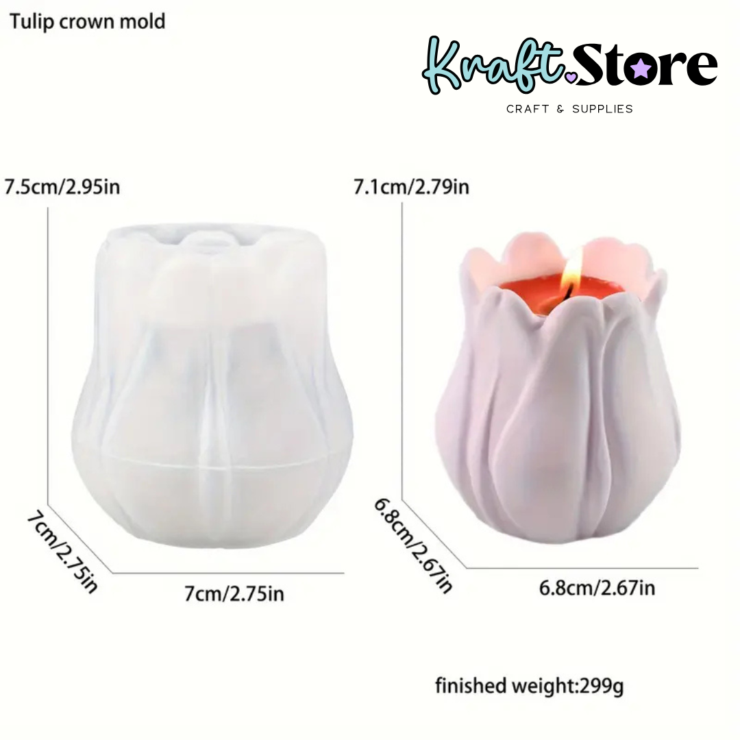 Molde Tulipán tipo corona – KraftStore